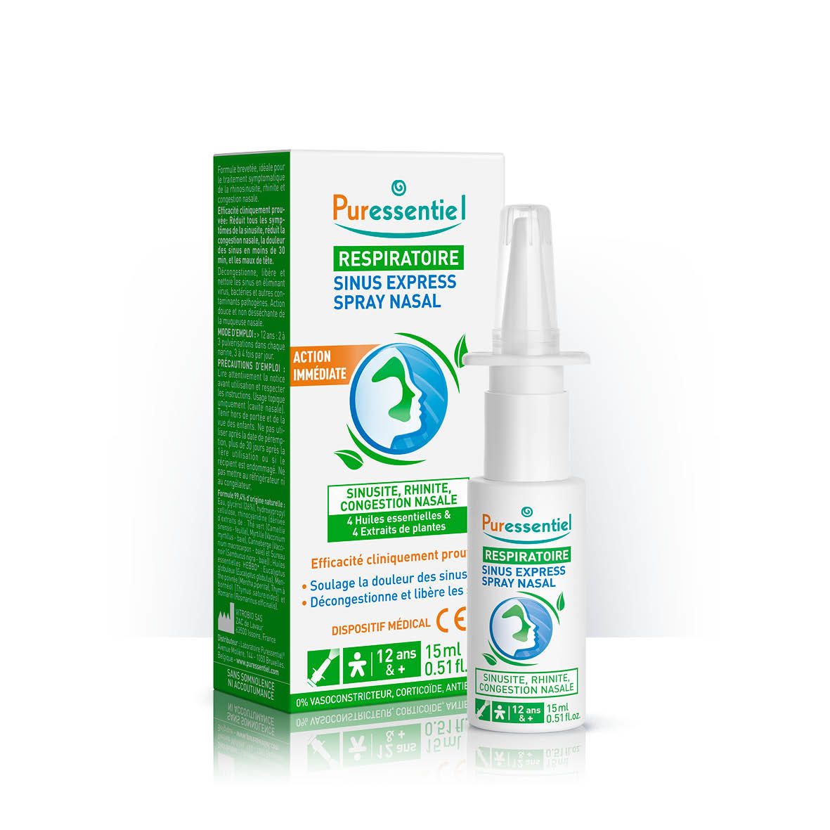 Puressentiel Respiratory pršilo za nos Sinus Express | Spletni butik za ...